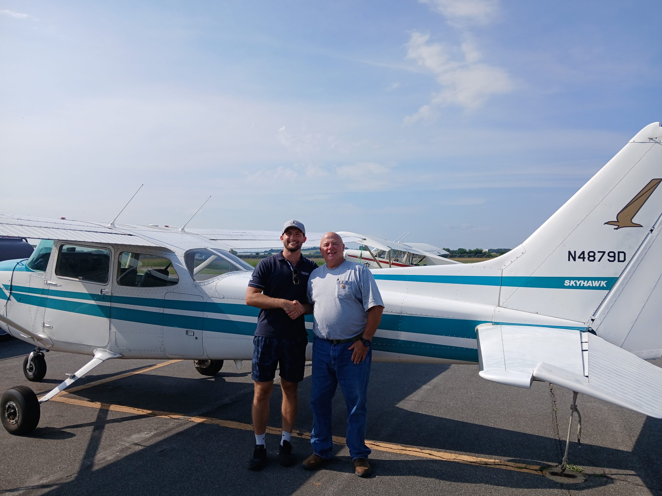 Stephan Herale, Private Pilot! – Morey Airplane Company
