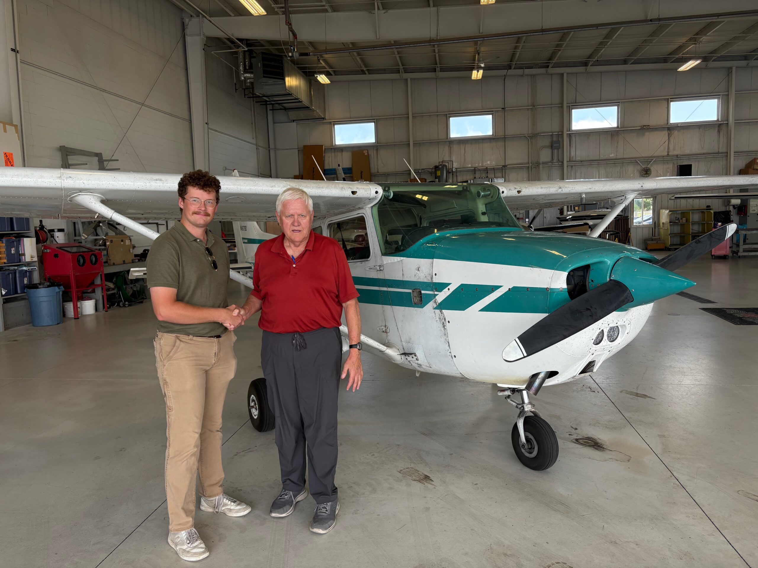 Brandon Moldenhauer, Private Pilot! – Morey Airplane Company